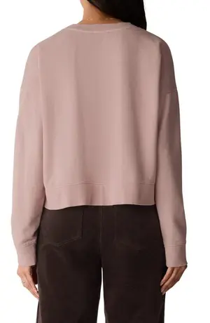 Eileen Fisher Crop Organic Cotton Sweatshirt