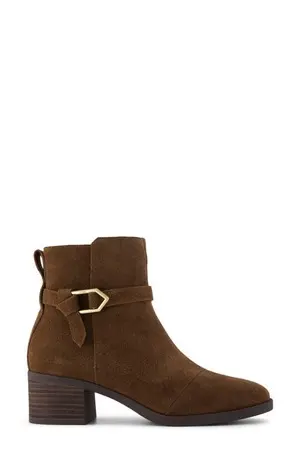 Toms Suede Ankle Bootie - Dark Brown