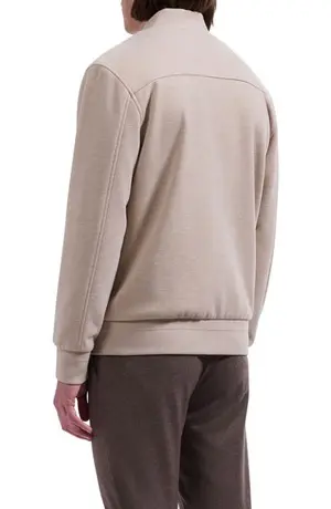 Bugatchi Full Zip Knit Bomber Jacket