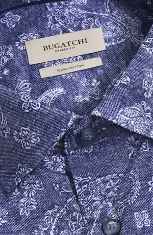 Bugatchi Axel Shaped Fit Button-up Shirt