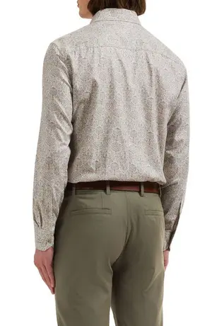 Bugatchi Axel Patterned Shaped Fit Button-up Shirt