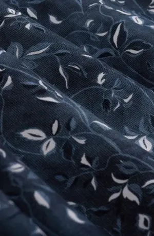 Bugatchi Julian Shaped Fit Leaf Print Button-up Shirt