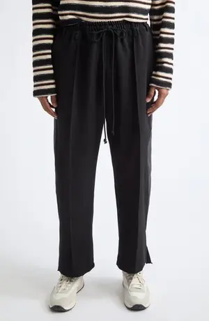 SONG FOR THE MUTE Tear Drop Track Pants - Black