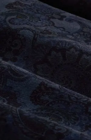 Bugatchi Julian Shaped Fit Paisley Corduroy Button-up Shirt