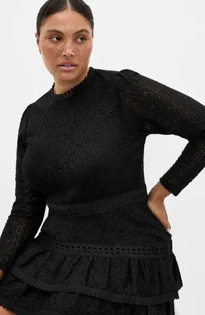 City Chic Gabriella Lace Minidress