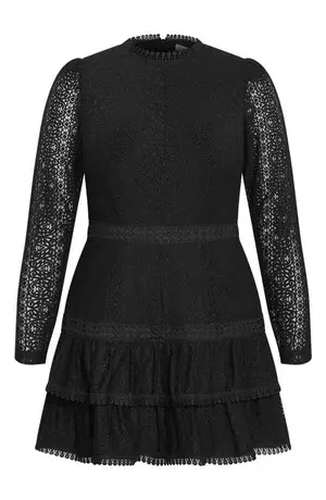 City Chic Gabriella Lace Minidress