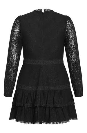 City Chic Gabriella Lace Minidress