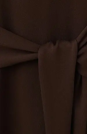 Mango Tie Detail Sleeveless Knit Dress