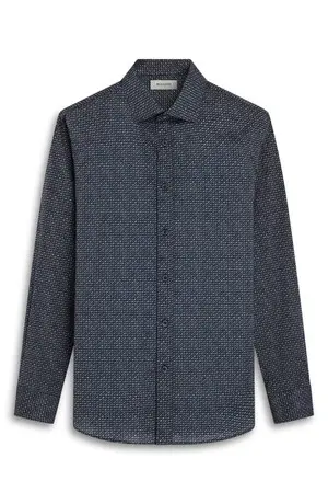 Bugatchi Axel Shaped Fit Long Sleeve Button-up Shirt