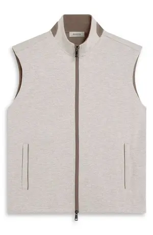 Bugatchi Full Zip Knit Vest