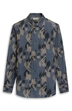 Bugatchi Julian Shaped Long Sleeve Button-up Shirt