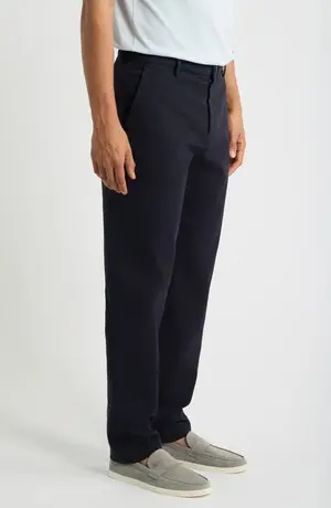 Canali Regular Fit Stretch Cotton Gabardine Chino Pants