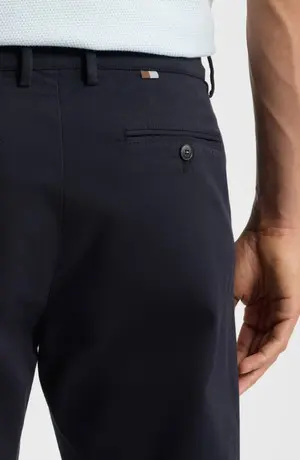 Canali Regular Fit Stretch Cotton Gabardine Chino Pants