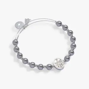 ALEX AND ANI The Twilight Saga Cullen Crest Beaded Charm Bangle