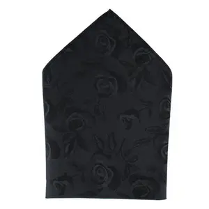 ASCENTIX Rose Print Tone On Tone Tie & Pocket Square Bundle