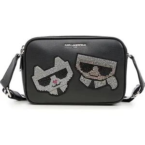 Karl Lagerfeld Paris Maybelle Crossbody Bag - Black/stone