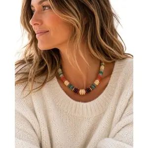 ERIN MCDERMOTT JEWELRY Mountain Retreat Necklace - Brown