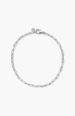 Mejuri Boyfriend Bold Bracelet - Sterling Silver
