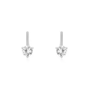 THE LOVERY Fine Jewelry Round Cubic Zirconia Drop Earrings
