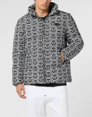 Philipp Plein Nylon Puffer Jacket Monogram