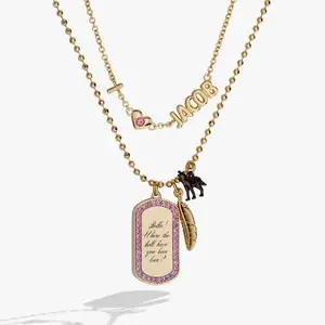 ALEX AND ANI The Twilight Saga Jacob Pendant Necklace - Gold