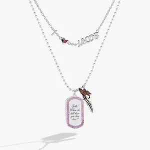 ALEX AND ANI Twilight Saga Jacob Pendant Necklace - Silver