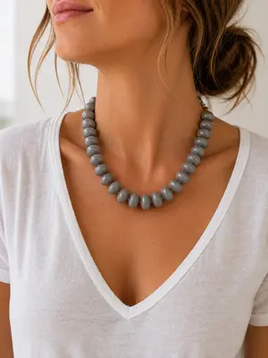 ERIN MCDERMOTT JEWELRY Silver Lining Necklace