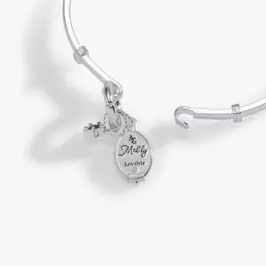 ALEX AND ANI American Girl® Molly 'lovable' Tension Bangle