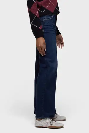 Hudson Jeans Rosie Pintuck Wide Leg Ankle Jeans