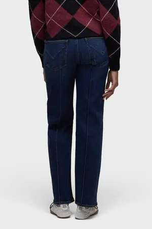 Hudson Jeans Rosie Pintuck Wide Leg Ankle Jeans