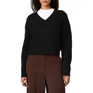 French Connection Suzie V-neck Sweater - Black