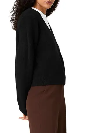 French Connection Suzie V-neck Sweater - Black