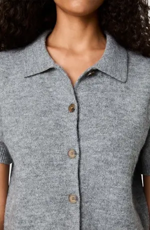 French Connection Suzie Knit Short Sleeve Cropped Cardigan