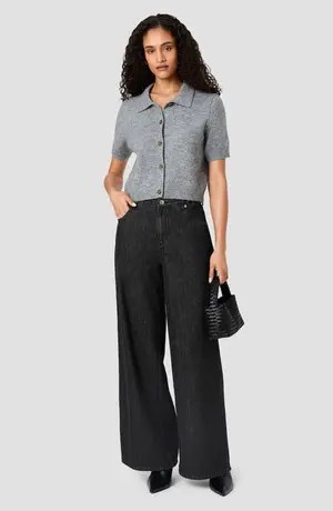 French Connection Suzie Knit Short Sleeve Cropped Cardigan