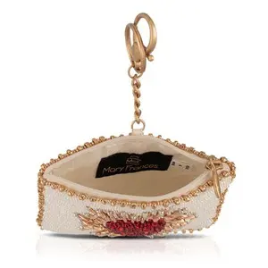MARY FRANCES ACCESSORIES Heart Burst Coin Purse