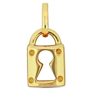 JULIANNA B. Lock Pendant Charm 14k Yellow Gold - Padlock