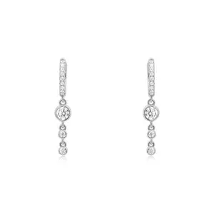 THE LOVERY Fine Jewelry Gold-plated Huggie Hoop Earrings