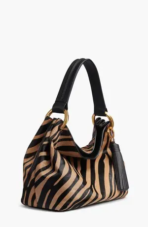 Donna Karan New York Glenwood Zebra Print Shoulder Bag