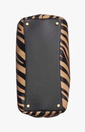 Donna Karan New York Glenwood Zebra Print Shoulder Bag