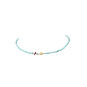 JAN LESLIE 18k Evil Eye Beaded Pull-cord Bracelet