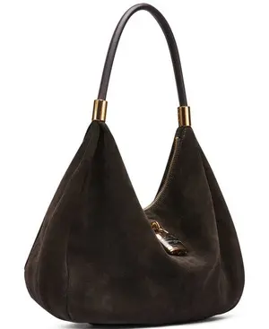 Karl Lagerfeld Paris Maelynn Suede Hobo Bag