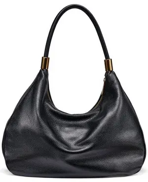 Karl Lagerfeld Paris Maelynn Hobo Bag - Black/gold