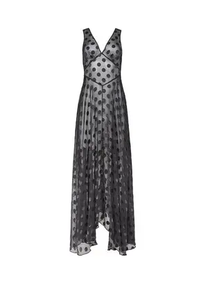 FLEUR DU MAL Silk Dot Gown