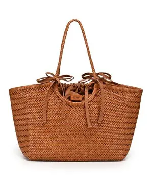 OLD TREND Reed Heritage Genuine Leather Shopper - Caramel