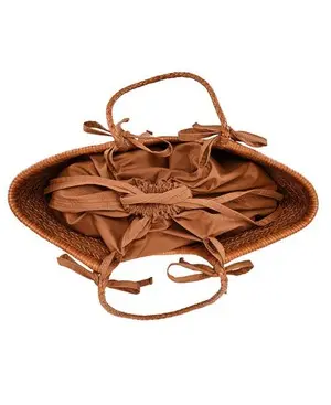 OLD TREND Reed Heritage Genuine Leather Shopper - Caramel