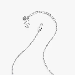 ALEX AND ANI American Girl® Samantha™ "kind" Locket Necklace By - Silver