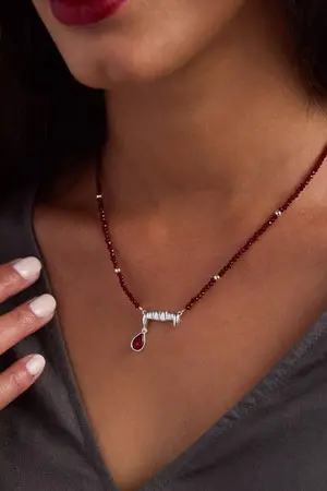 ALEX AND ANI Vampire Teeth Fangs Pendant