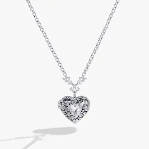 ALEX AND ANI The Twilight Saga Spider Monkey Locket Necklace - Silver