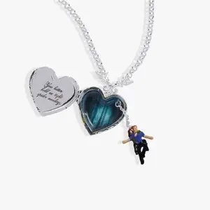 ALEX AND ANI The Twilight Saga Spider Monkey Locket Necklace - Silver