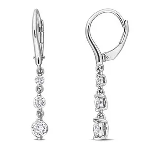 JULIANNA B. Lab-grown Diamond Drop Earrings